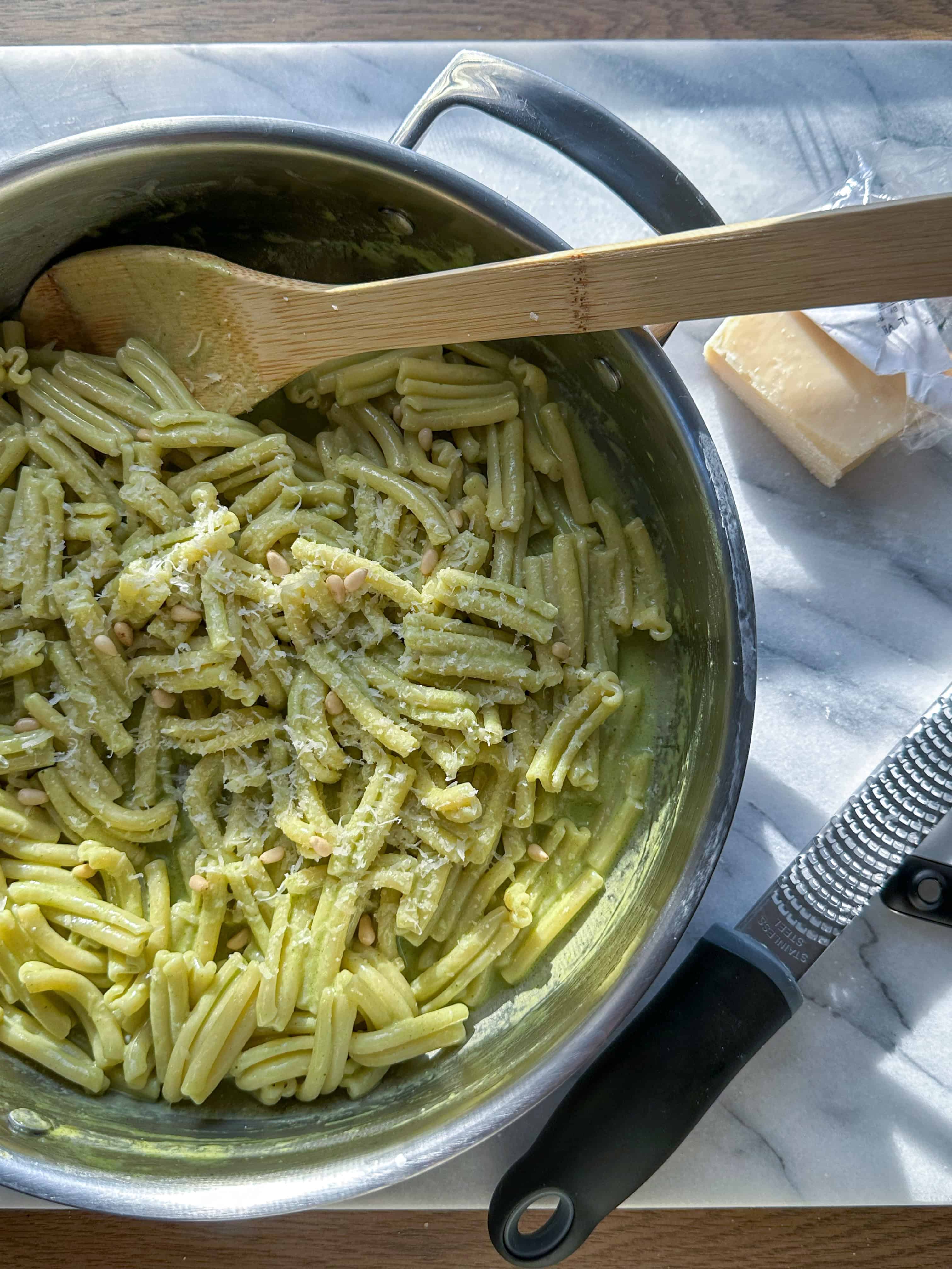 Creamy Pesto Pasta - Everyday, Elevated Kitchen