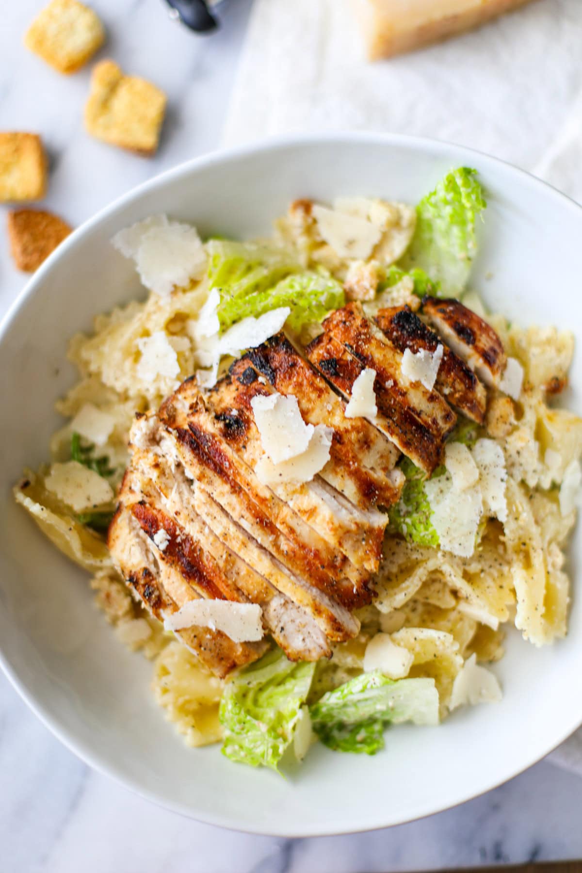 Chicken Caesar Pasta Salad - Everyday, Elevated Kitchen